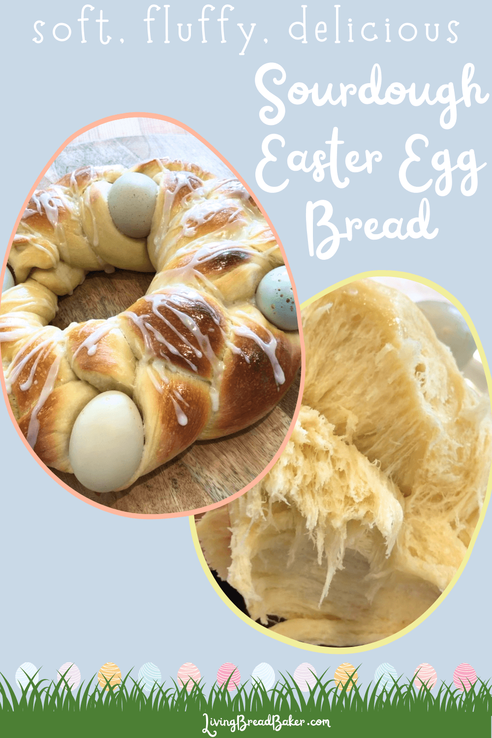 Sourdough Easter Egg Bread (Pane di Pasqua) - Living Bread Baker