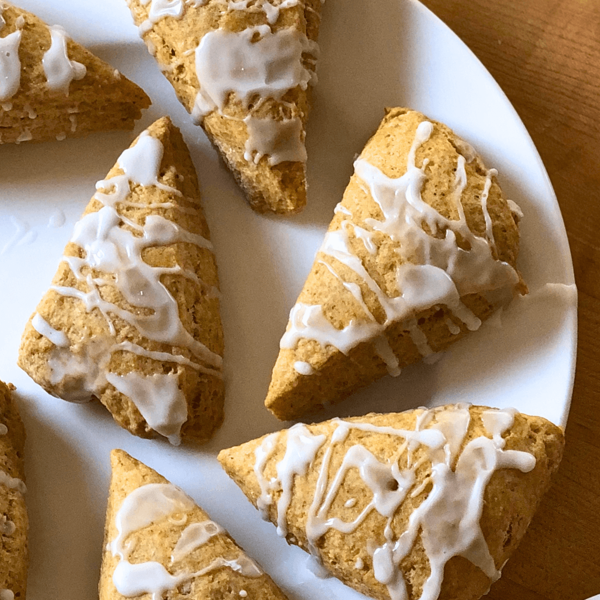 Pumpkin Spice Scones made with Sourdough Discard - Living Bread Baker