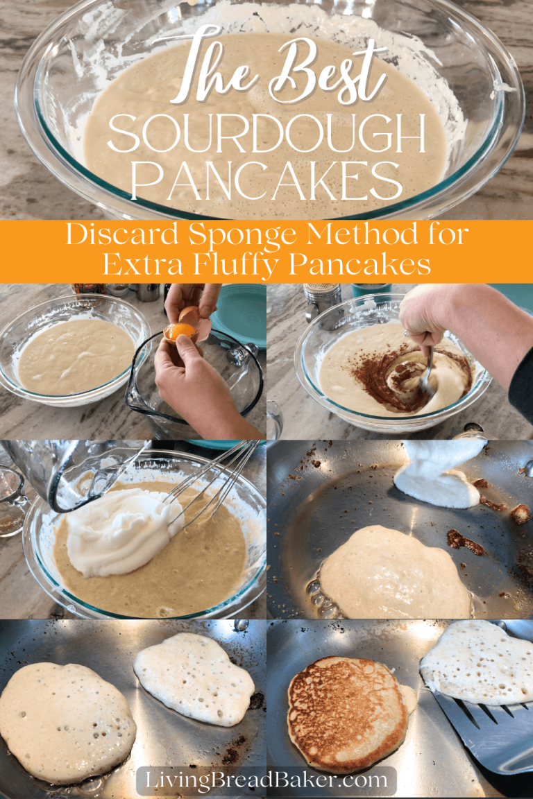 The Best Sourdough Pancakes Recipe (Discard Sponge Method) - Living ...