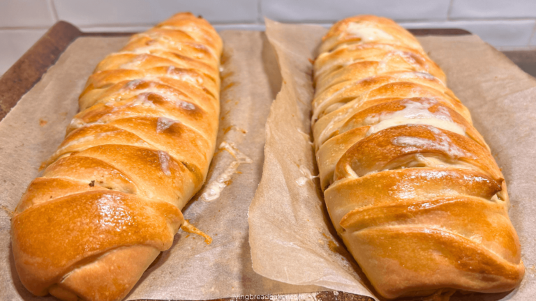 Sourdough Meat Filled Braided Bread (easy dinner recipe) - Living Bread ...