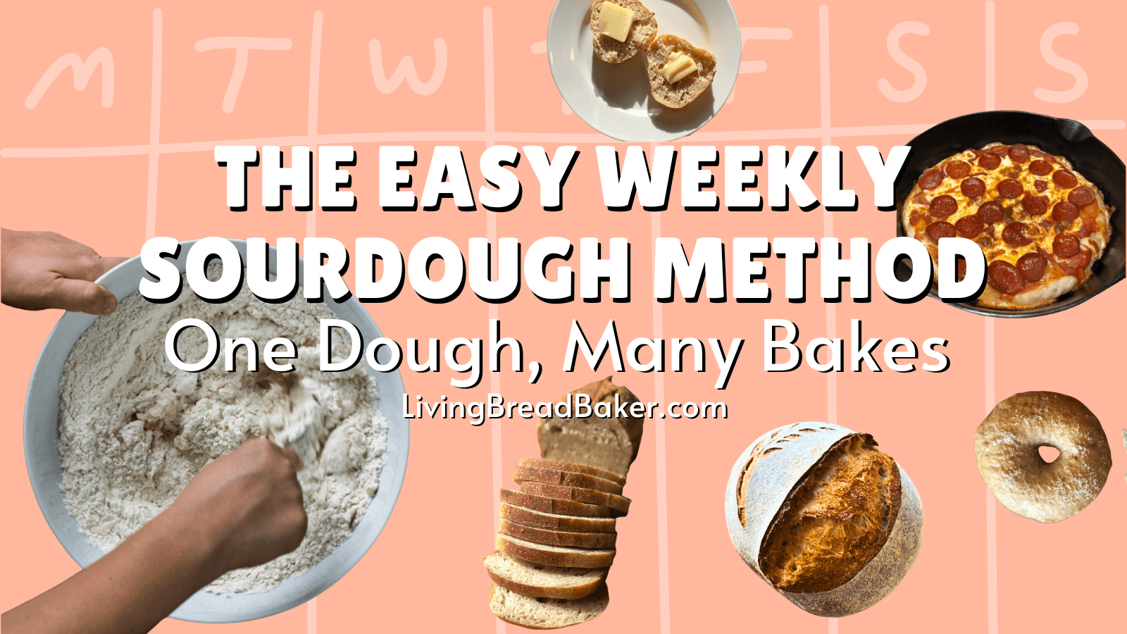 The Easy Weekly Sourdough Method: One Dough, Many Bakes - Living Bread ...